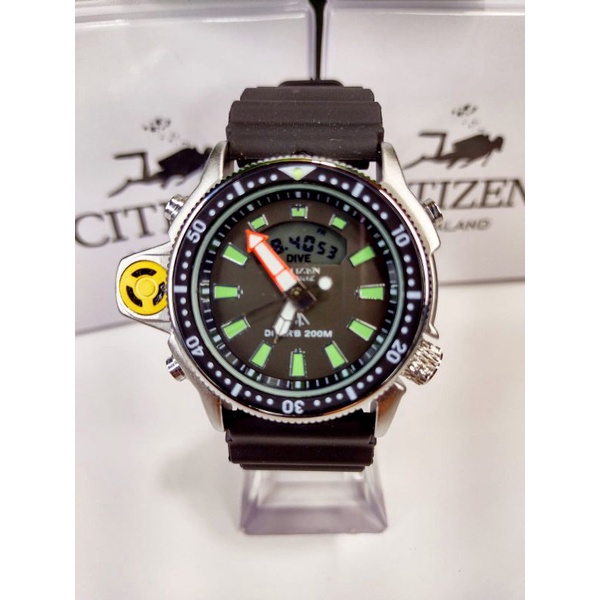 Relógio Citizen Aqualand JP 2004 Série Prata | Shopee Brasil