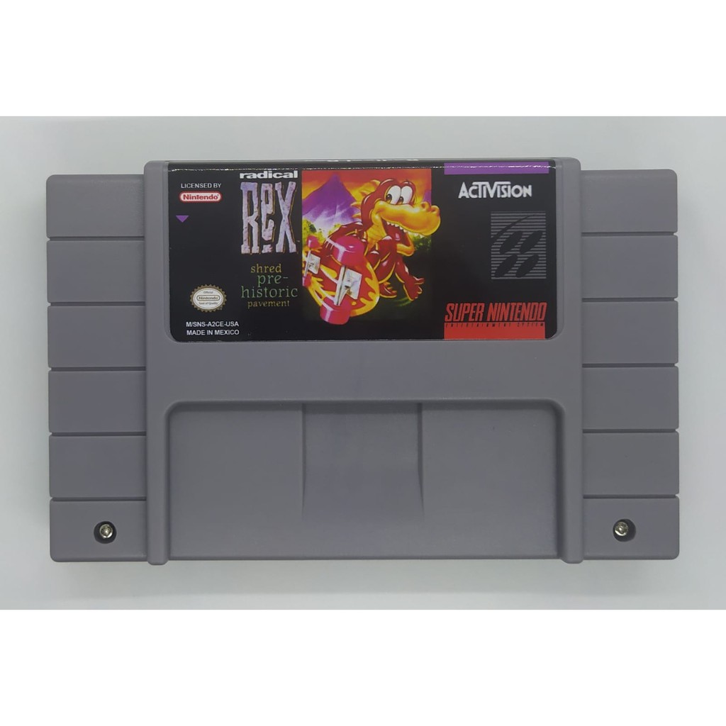 RADICAL REX SUPER NINTENDO (SNES) | Shopee Brasil