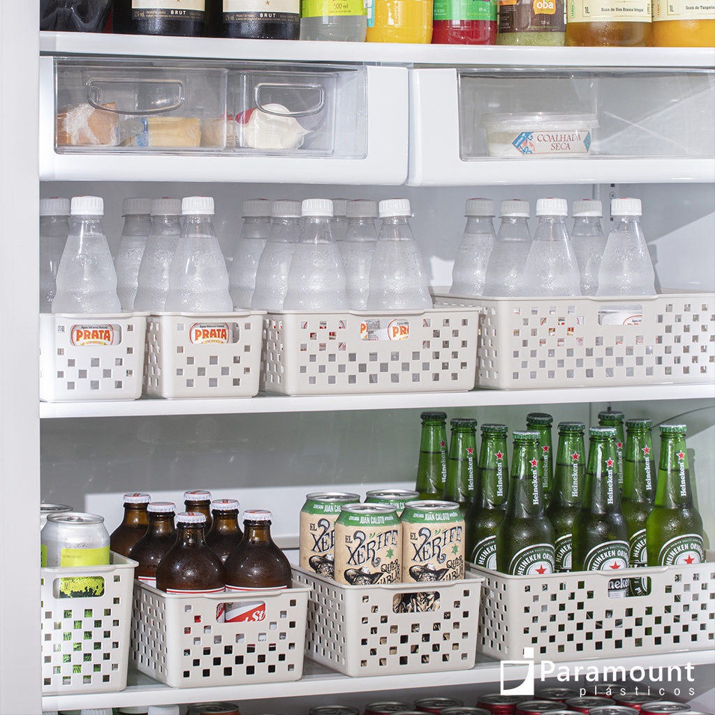 Caixa organizadora para armário roupa brinquedo cesto dispensa cozinha ...