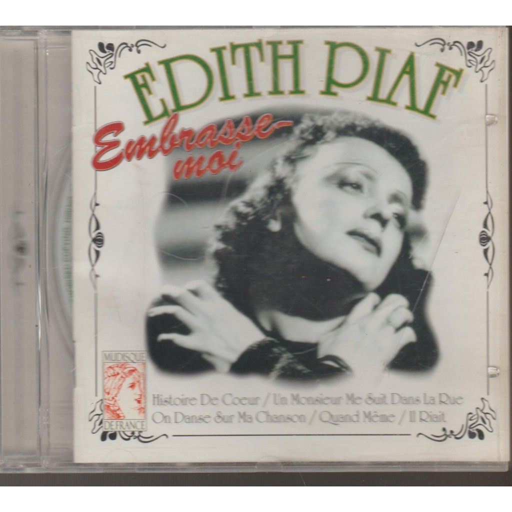 Cd Edith Piaf 1996 Embrasse Moi Importado Original Seminovo | Shopee Brasil