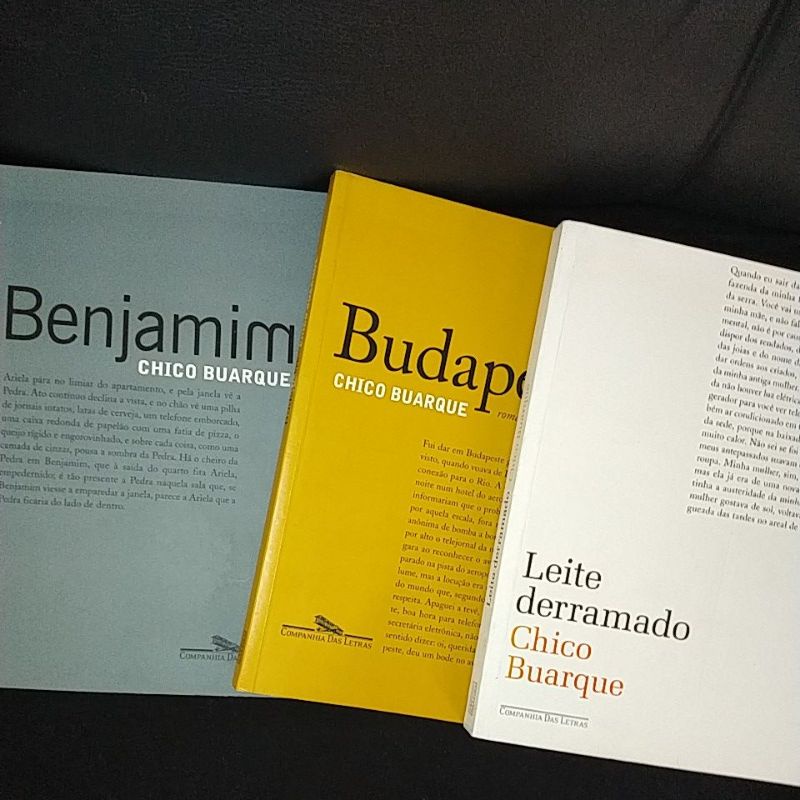 Chico Buarque - Leite derramado, Benjamin, Budapeste | Shopee Brasil