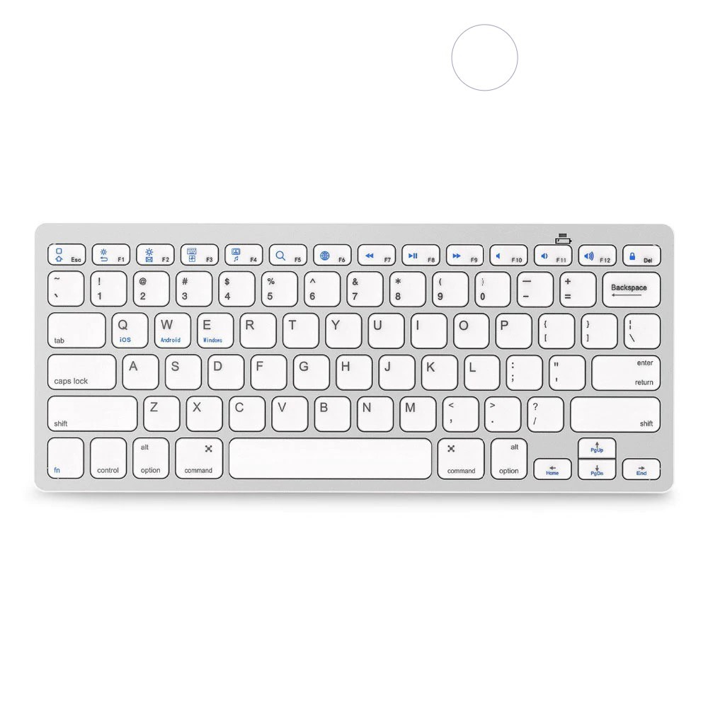 Teclado Wireless Bluetooth Keyboard | Shopee Brasil
