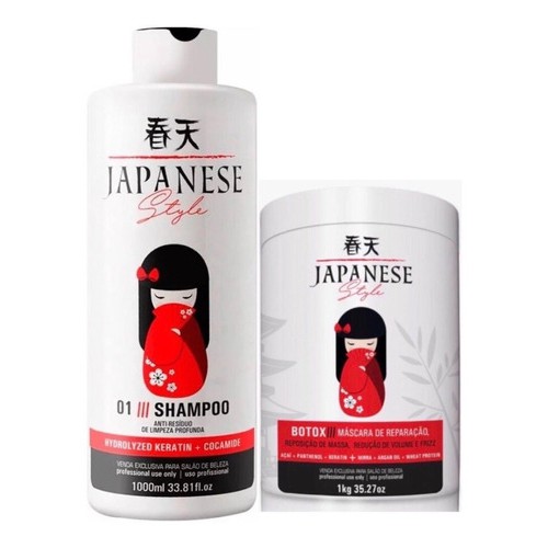 Botox Japanese Style + Shampoo Anti Residuo Japonesa Lt | Shopee Brasil