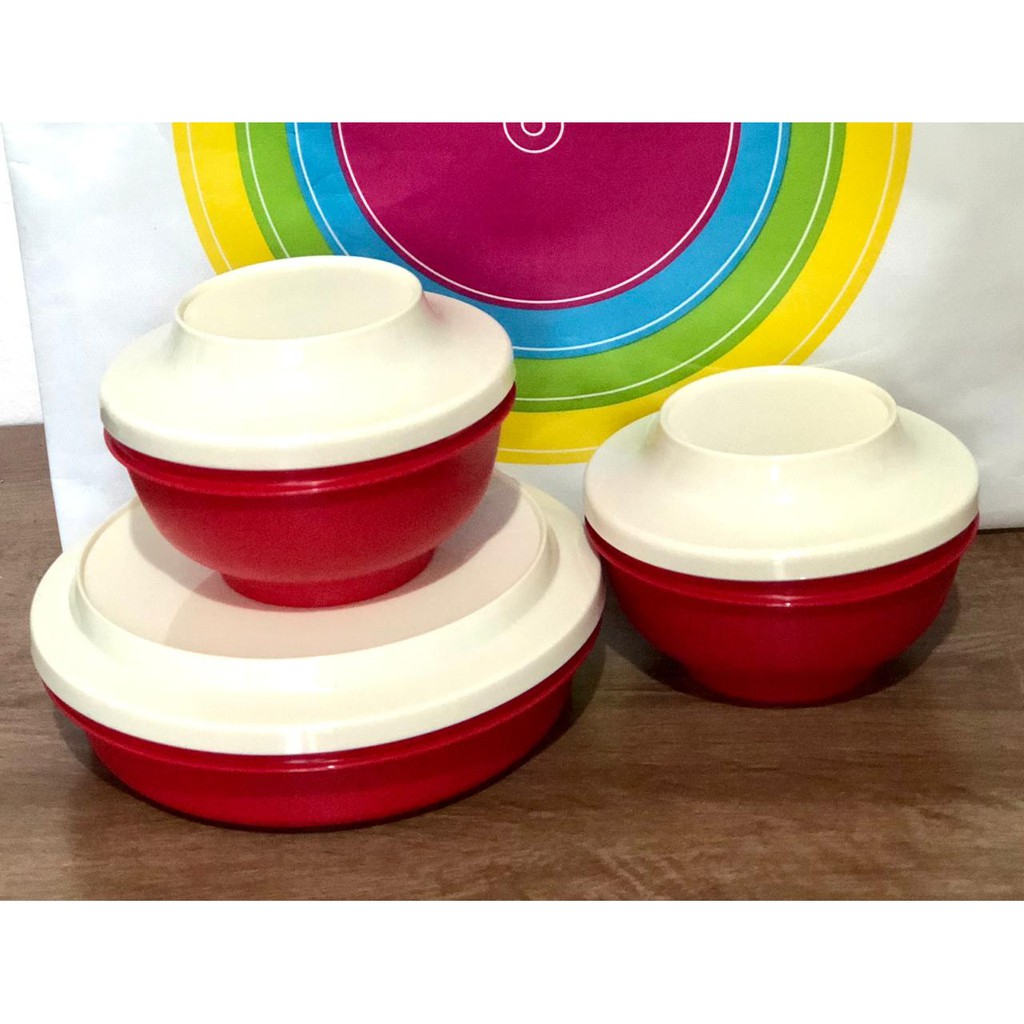 Tupperware Actualite Facilita 500ml +2 Bowls Actualite 330ml cada ...