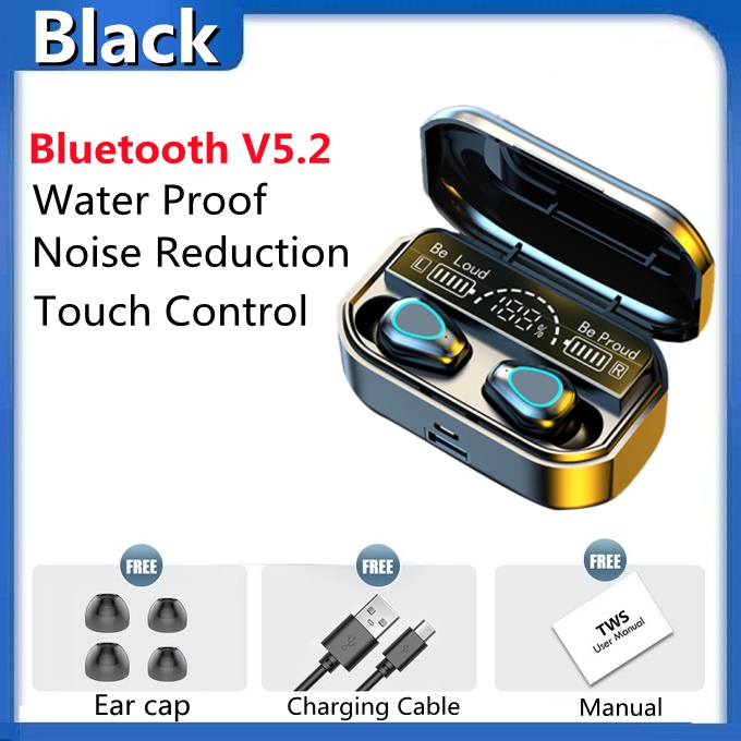 Fone De Ouvido G28 M10 Bluetooth 5.2 Caixa De Recarga display Led Tws ...