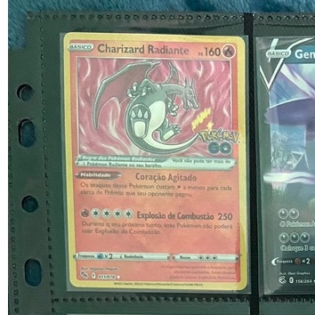 Charizard Radiante (011/78) Pokemon Go TCG | Shopee Brasil