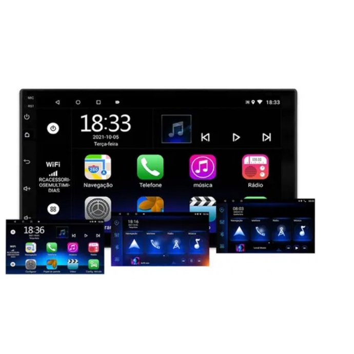 Central Multimidia Sistema Android 11.0 Universal 2din 7p Wifi Gps | Shopee Brasil