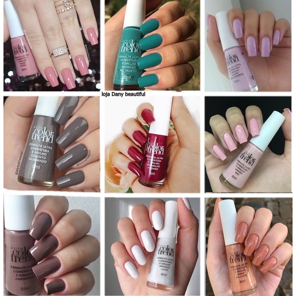 Esmalte Avon Color Trend Ultra Cobertura e Brilho 7 ml - Escolha o seu ...