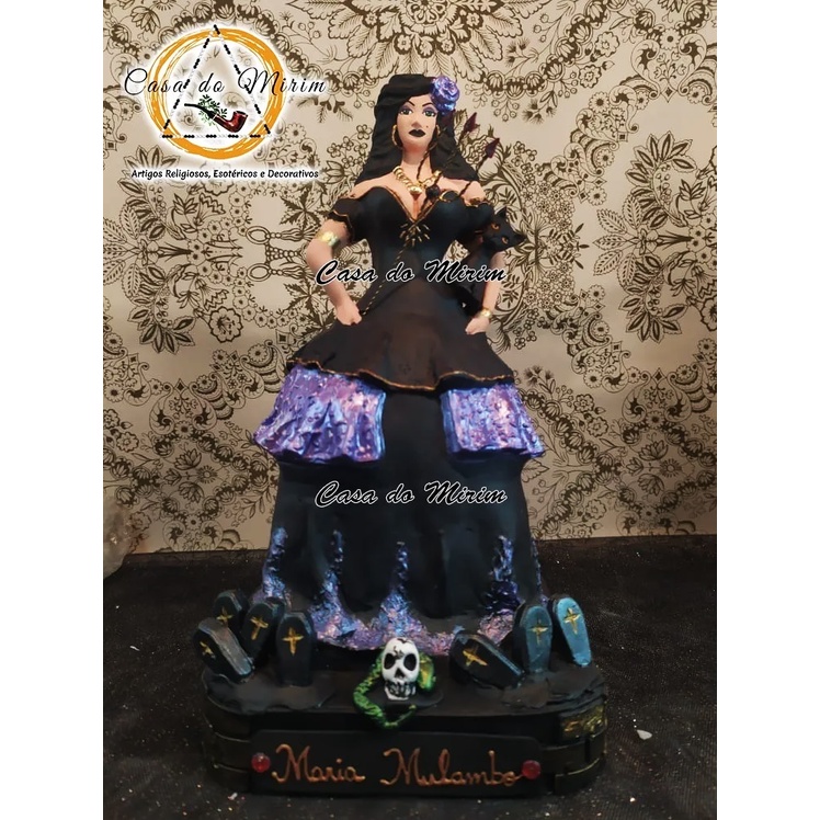 Estatua Maria Mulambo imagem 25cm Exclusiva Luxo | Shopee Brasil