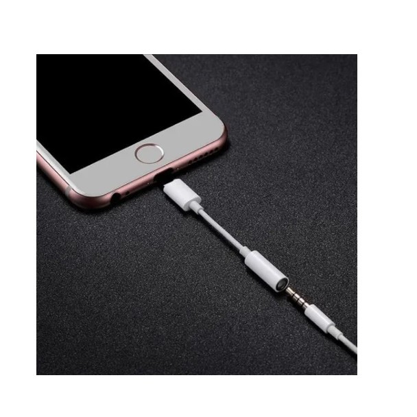 Adaptador iPhone P2 Lightning Para Conector De Fones | Shopee Brasil