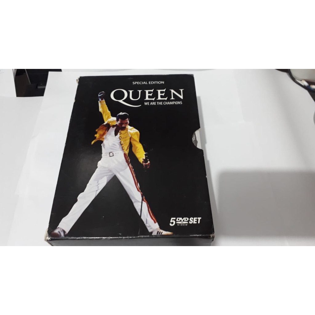 Queen - We Are The Champions - box com 5 dvds | Shopee Brasil