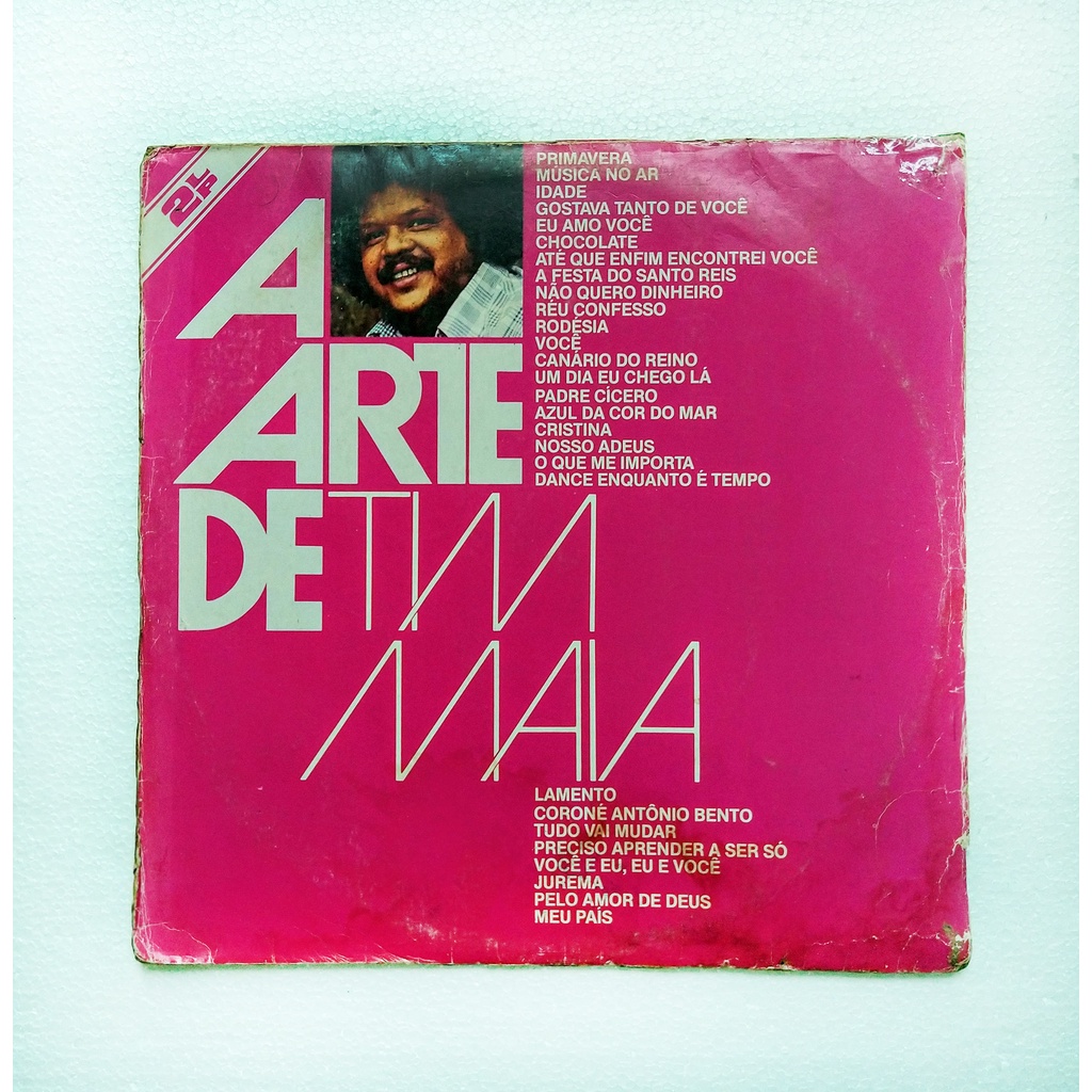 Lp Tim Maia - A Arte De Tim Maia (duplo) | Shopee Brasil
