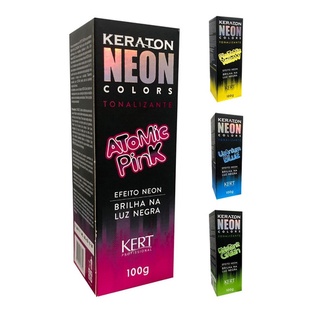 Tonalizante Keraton Neon Colors Kert - 1 Unidade ( Escolha a Cor ...
