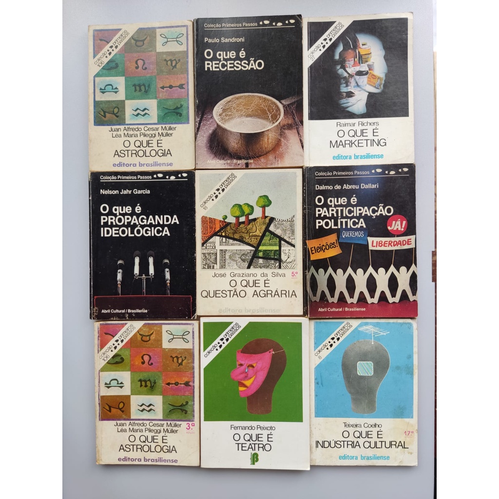 Livros da "Coleção Primeiros Passos" - O que é - Títulos Diversos ...
