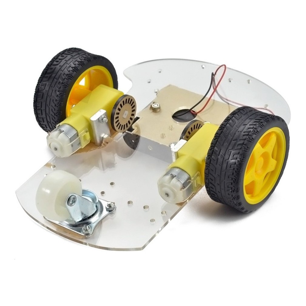 Chassis 2Wd Robôs 2 Rodas Seguidores De Linha Faixa- Para Arduino ...