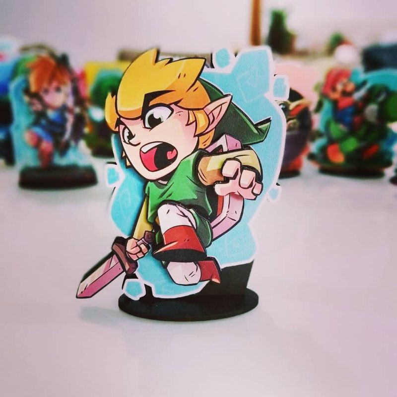 Miniatura 2.5d - Link - The Legend of Zelda | Shopee Brasil