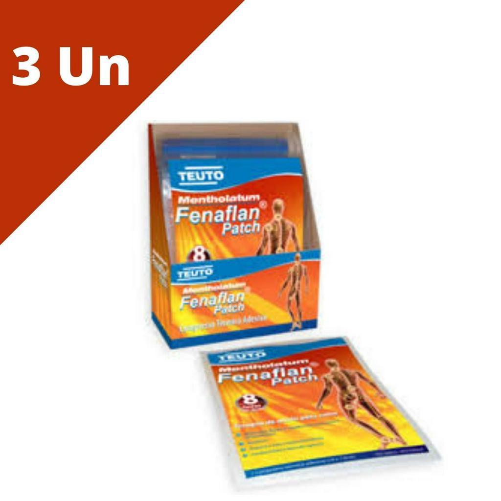 Mentholatum Fenaflan PATCH 12 compressas kit c/3 unid TEUTO | Shopee Brasil