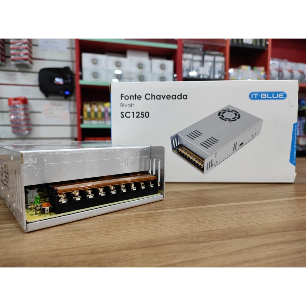 Fonte Chaveada 50a 12v 600w | Shopee Brasil
