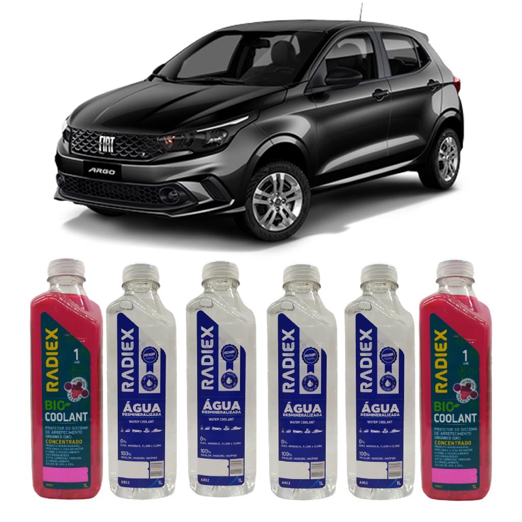 Kit Aditivo Radiador Fiat Argo Radiex Bio Coolant | Shopee Brasil