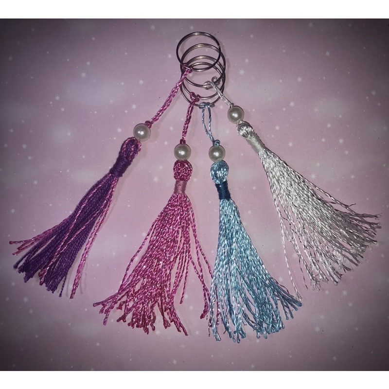 Tassel linha prateada (personalizado) | Shopee Brasil
