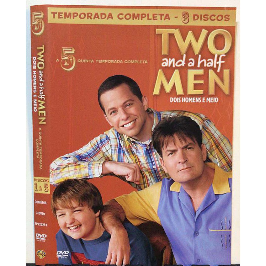 BOX DVD Two and a Half Men - Dois Homens e Meio - A Quinta Temporada ...