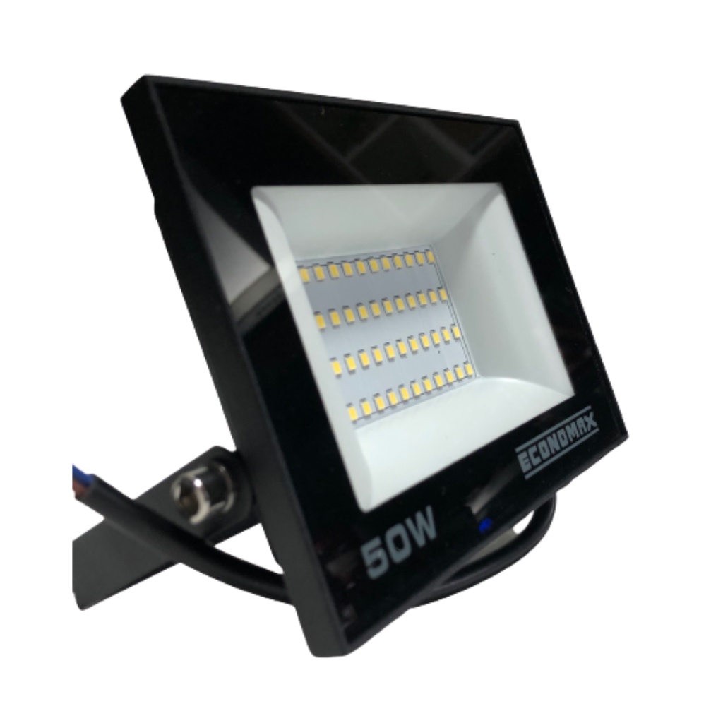 Refletor LED 10w 20w 30w 50w Holofote Luz Branca Economica | Shopee Brasil