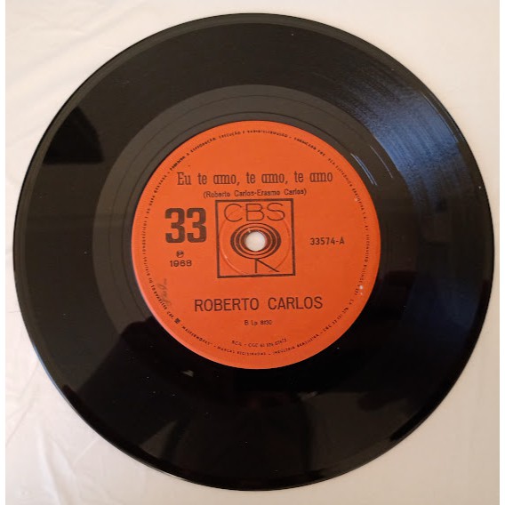 Compacto Vinil Roberto Carlos Eu Te Amo, Te Amo, Te Amo Excelente ...