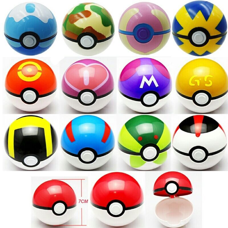Go Resistente Pokémon Pokeball Pop-up Brinquedo De Bola De Plástico De ...