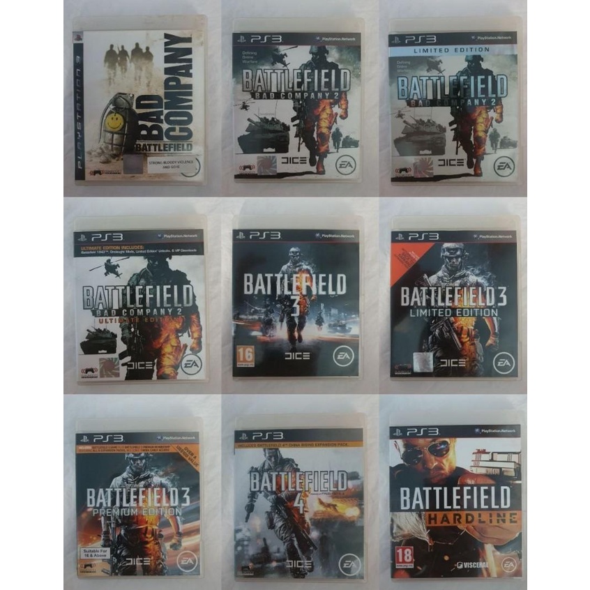 Jogos para PS3 - Coleção Battlefield - Original - Mídia Física | Shopee ...