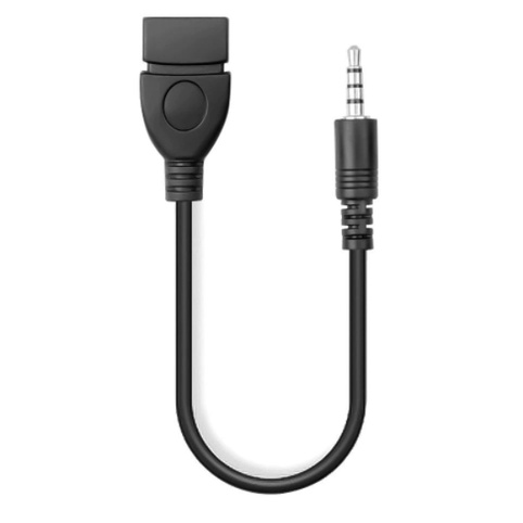 Cabo Adaptador USB Fêmea Para Plug de Áudio P2 | Shopee Brasil
