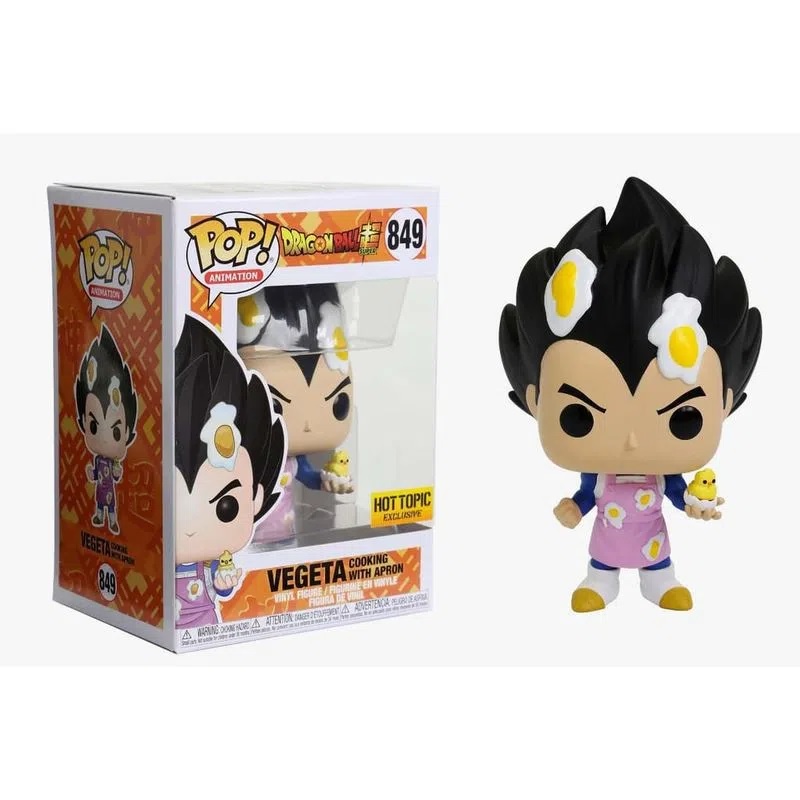 Funko Pop! Dragon Ball - Vegeta Cooking With Apron #849 Hot Topic ...
