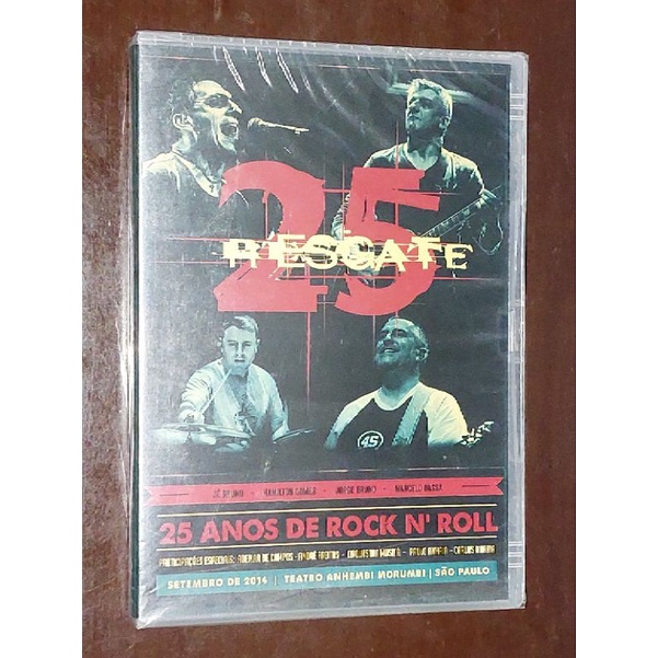 DVD resgate 25 ANOS DE ROCK N ROLL LACRADO | Shopee Brasil