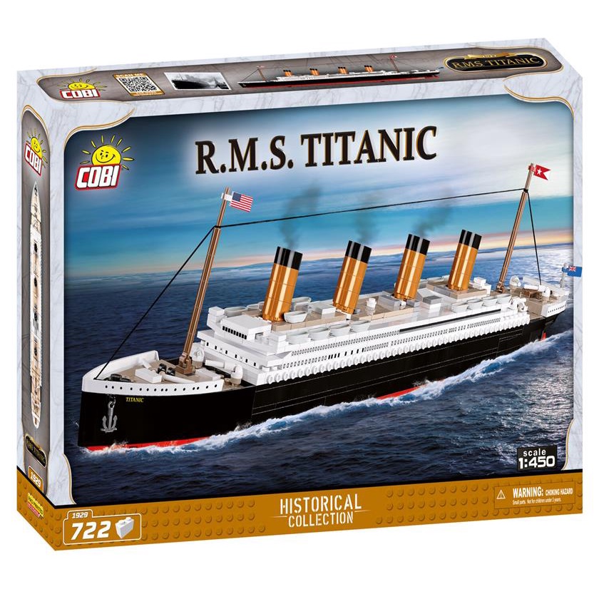 Blocos de Montar Cobi RMS Titanic 1929 | Shopee Brasil