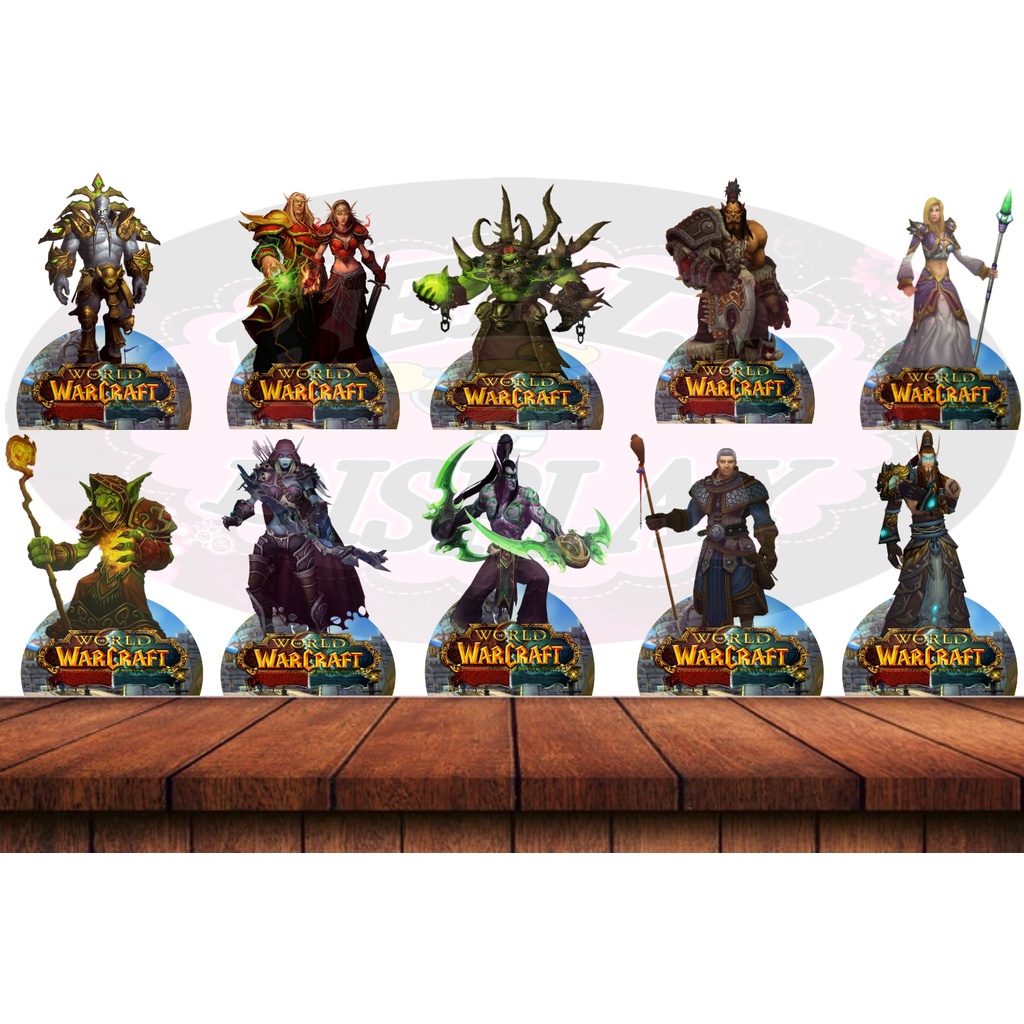 World warcraft displays com 10 peças | Shopee Brasil