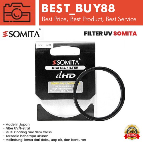 Filtro De Lente UV SOMITA Tamanho 86MM | Shopee Brasil