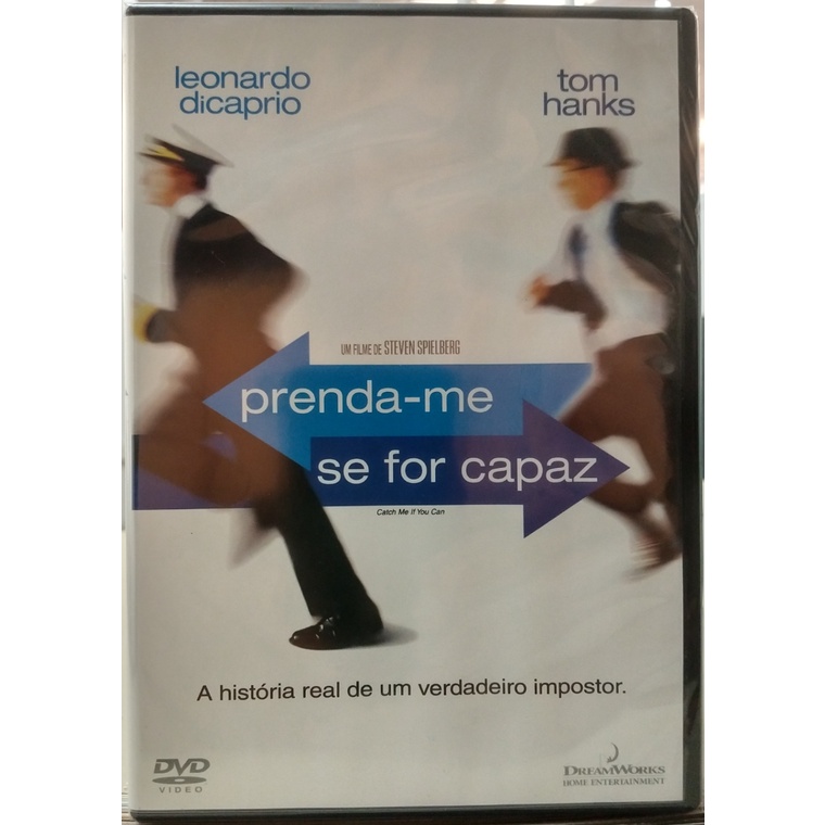 DVD prenda-me se for capaz ( Leonardo DiCaprio e Tom Hanks ) novo lacrado | Shopee Brasil