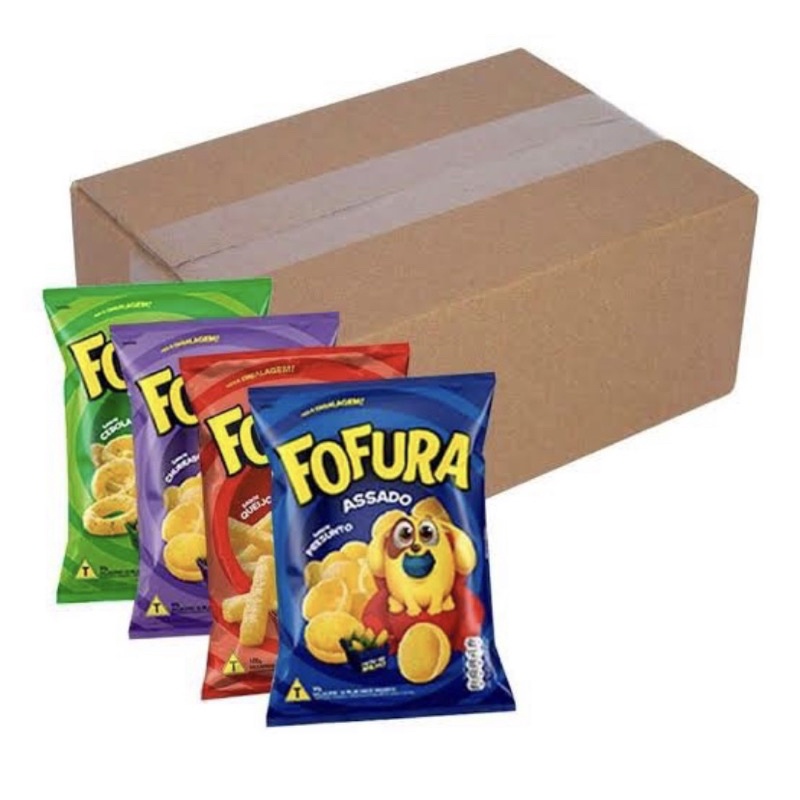 Fofura Salgadinho Caixa C/ 10 Unidades de 70g cada Sortido Kit Fofura ...