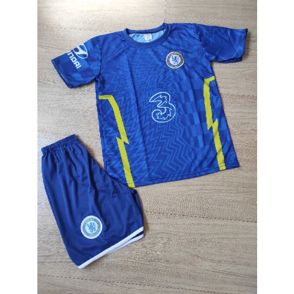 Conjunto de Futebol Infantil Chelsea Uniforme Criança | Shopee Brasil