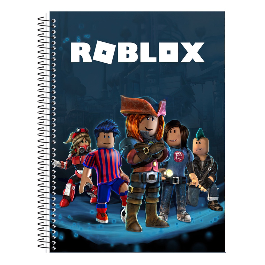 Caderno 1 Matéria Roblox Personalizado 80Fls | Shopee Brasil