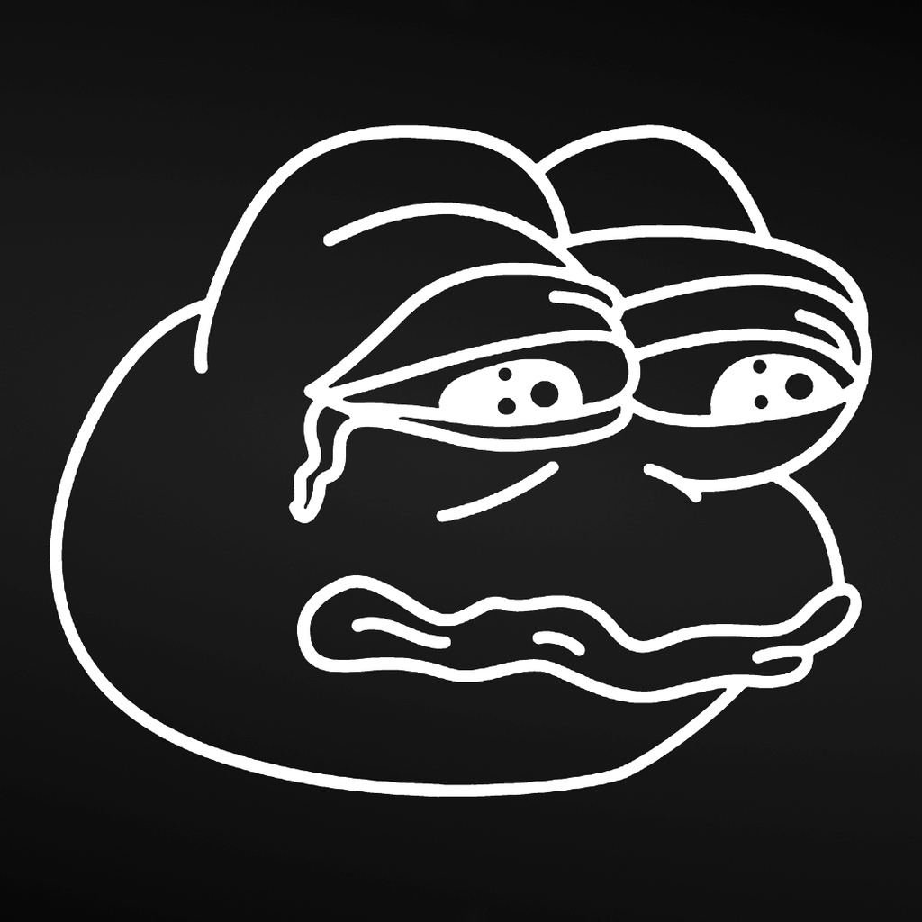 Adesivo de Parede - Sad Frog Sapo Triste Face Meme | Shopee Brasil