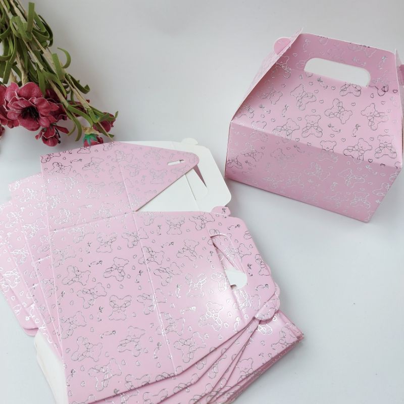 10 Caixas Maleta Rosa para doces e presentes | Shopee Brasil