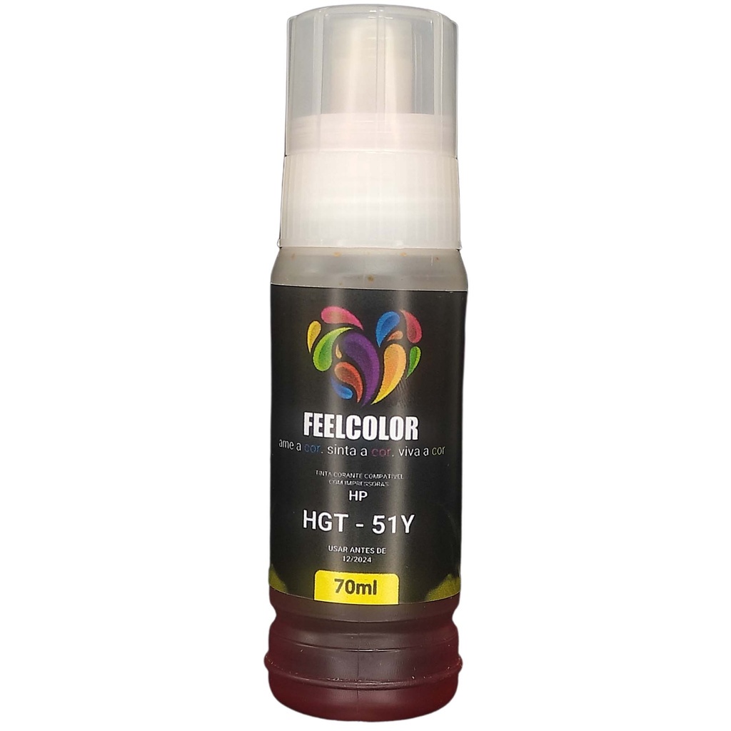 Tinta Corante HGT Yellow 70ml | Shopee Brasil