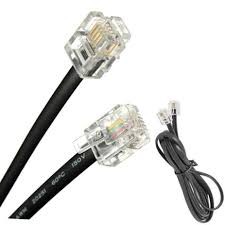 CABO TELEFONIA RJ11 02 UNIDADES PRETO 100% ORIGINAL MXT 1,80 METROS ...