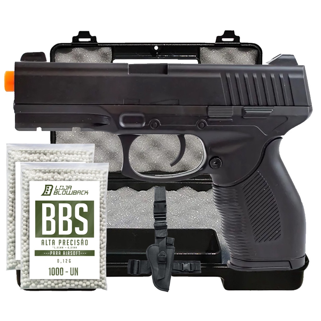 Pistola Airsoft Spring Rossi Pt 24/7 V310 Vigor Pt24/7 K10 | Shopee Brasil