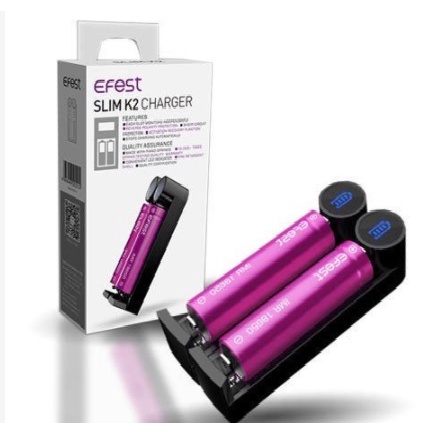 Carregador efest novo modelo k2 - original | Shopee Brasil