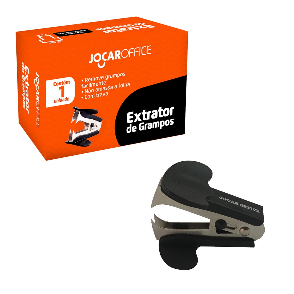 Extrator de Grampo Grampeador Jocar Office | Shopee Brasil