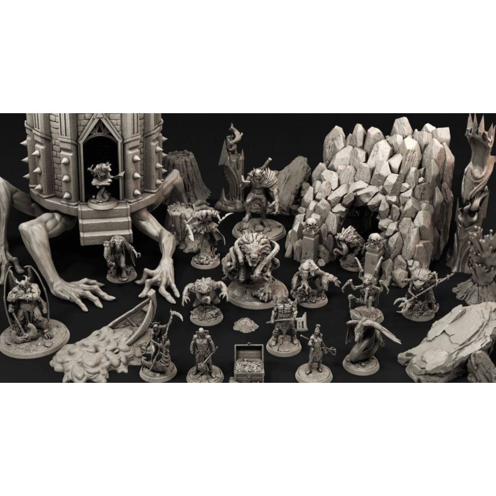 Miniaturas Rpg De Diversos Personagens Submundo Coleçao De Maio Loot ...