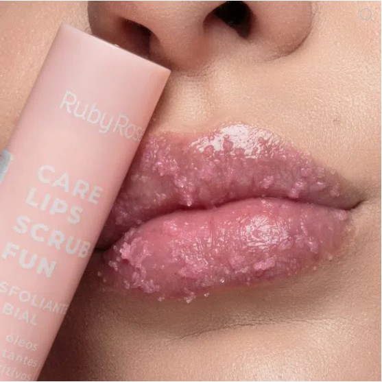 Esfoliante Labial Care Lips Scrub Fun - Ruby Rose | Shopee Brasil