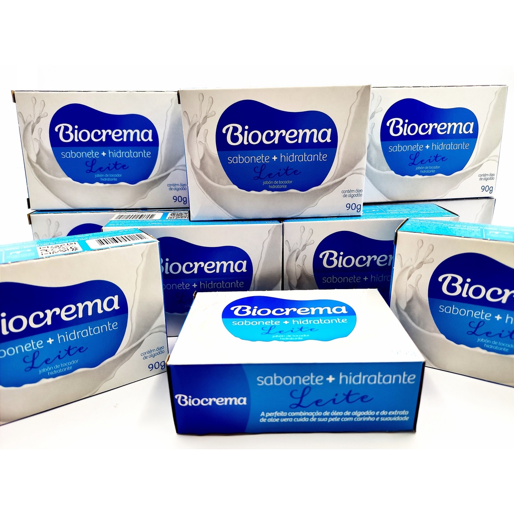 Kit Com 20 Sabonete +Hidratante Biocrema Leite Memphis | Shopee Brasil