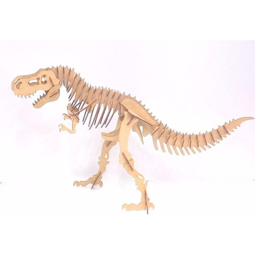 T Rex B. Quebra Cabeça 3d. Miniatura Em Mdf | Shopee Brasil